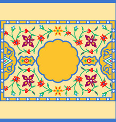 New persian islamic illumination for mosque Vector Image