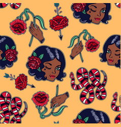 Isolated abstract black and white color comics Vector Image