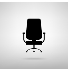 Office chair isolated realistic 3d Royalty Free Vector Image