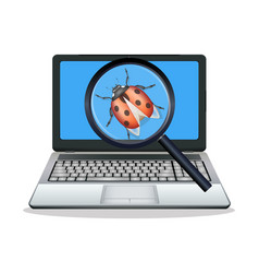 Laptop display Royalty Free Vector Image - VectorStock