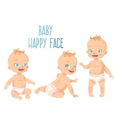 Babies walking Royalty Free Vector Image - VectorStock