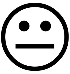 Discussion face emoji Royalty Free Vector Image