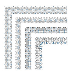 Decorative seamless border Royalty Free Vector Image