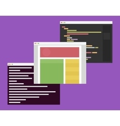 Design purple color palette Royalty Free Vector Image