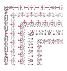Decorative seamless border Royalty Free Vector Image