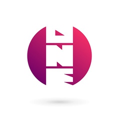 Black and white number one diagonal logo template Vector Image