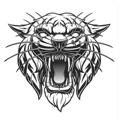Crawling tiger Royalty Free Vector Image - VectorStock