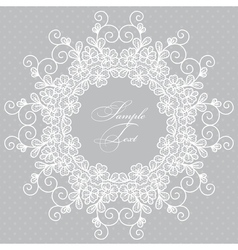Lace card Royalty Free Vector Image - VectorStock