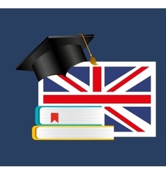 Learn english online icon Royalty Free Vector Image