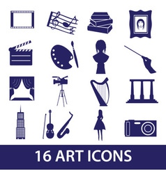 Stage lighting icons Royalty Free Vector Image