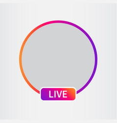Purple user icon in the circle a solid gradient Vector Image