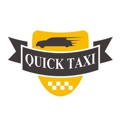 Taxi logos label badge templates design Royalty Free Vector