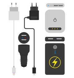 Ev charger black and white design Royalty Free Vector Image