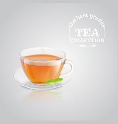 Set of teacups Royalty Free Vector Image - VectorStock