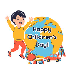 Happy earth day seamless pattern Royalty Free Vector Image