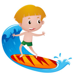 Little boy with big idea Royalty Free Vector Image