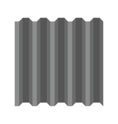 A corrugated metal sheet Royalty Free Vector Image