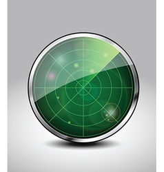 Circular radar Royalty Free Vector Image - VectorStock