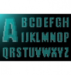 Handwriting alphabet Royalty Free Vector Image