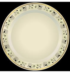 Plate Royalty Free Vector Image - VectorStock