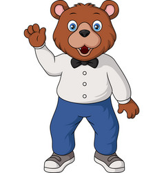 Cute chef girl cartoon holding a silver platter Vector Image