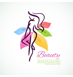 Beautiful woman Royalty Free Vector Image - VectorStock