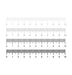 Ruler size indicators Royalty Free Vector Image