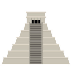 Sketch of chichen itza mayan pyramid in mexico Vector Image