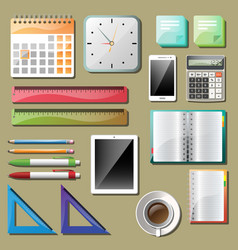 Big school icon set Royalty Free Vector Image - VectorStock