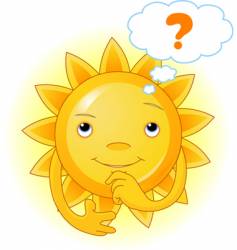 Cartoon sun Royalty Free Vector Image - VectorStock