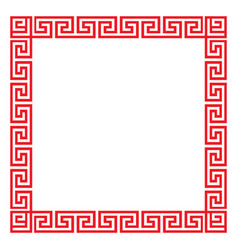 Square frame with ornamental pattern Royalty Free Vector