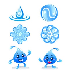 Water drop cartoon Royalty Free Vector Image - VectorStock
