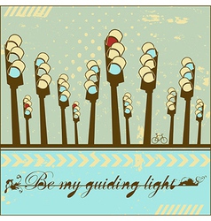 Go green card Royalty Free Vector Image - VectorStock