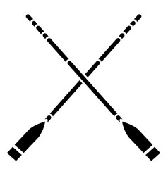 Crossed oars Royalty Free Vector Image - VectorStock