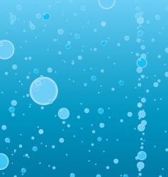 Water bubble background Royalty Free Vector Image