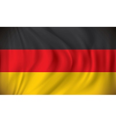 Retro german flag postage stamp Royalty Free Vector Image