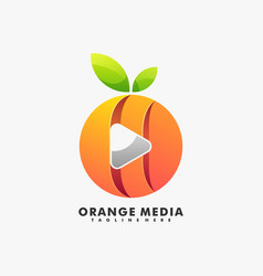 Orange tree Royalty Free Vector Image - VectorStock