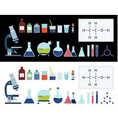 Chemical research laboratory Royalty Free Vector Image