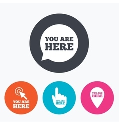 Hey you speech bubble Royalty Free Vector Image