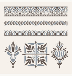 Decorative seamless border Royalty Free Vector Image