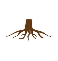 Root icon design template isolated Royalty Free Vector Image