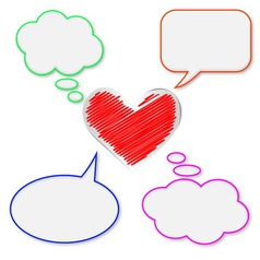 Pop art styled speech bubble template for your Vector Image