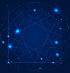 Magic geometry signs Royalty Free Vector Image