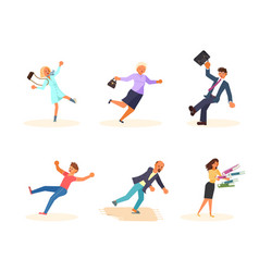 Falling alice Royalty Free Vector Image - VectorStock