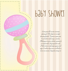 Baby document design Royalty Free Vector Image