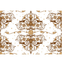 Seamless pattern in baroque rococo victorian Vector Image