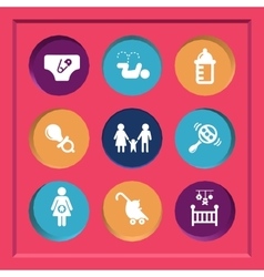 Baby icons vector by arabes - Image #3258922 - VectorStock