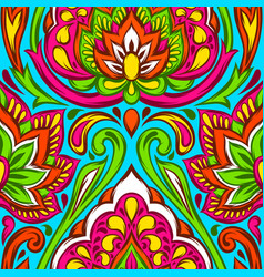 Indian ethnic seamless pattern Royalty Free Vector Image