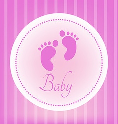 Baby document design Royalty Free Vector Image