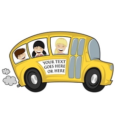 Logo for school bus Royalty Free Vector Image - VectorStock